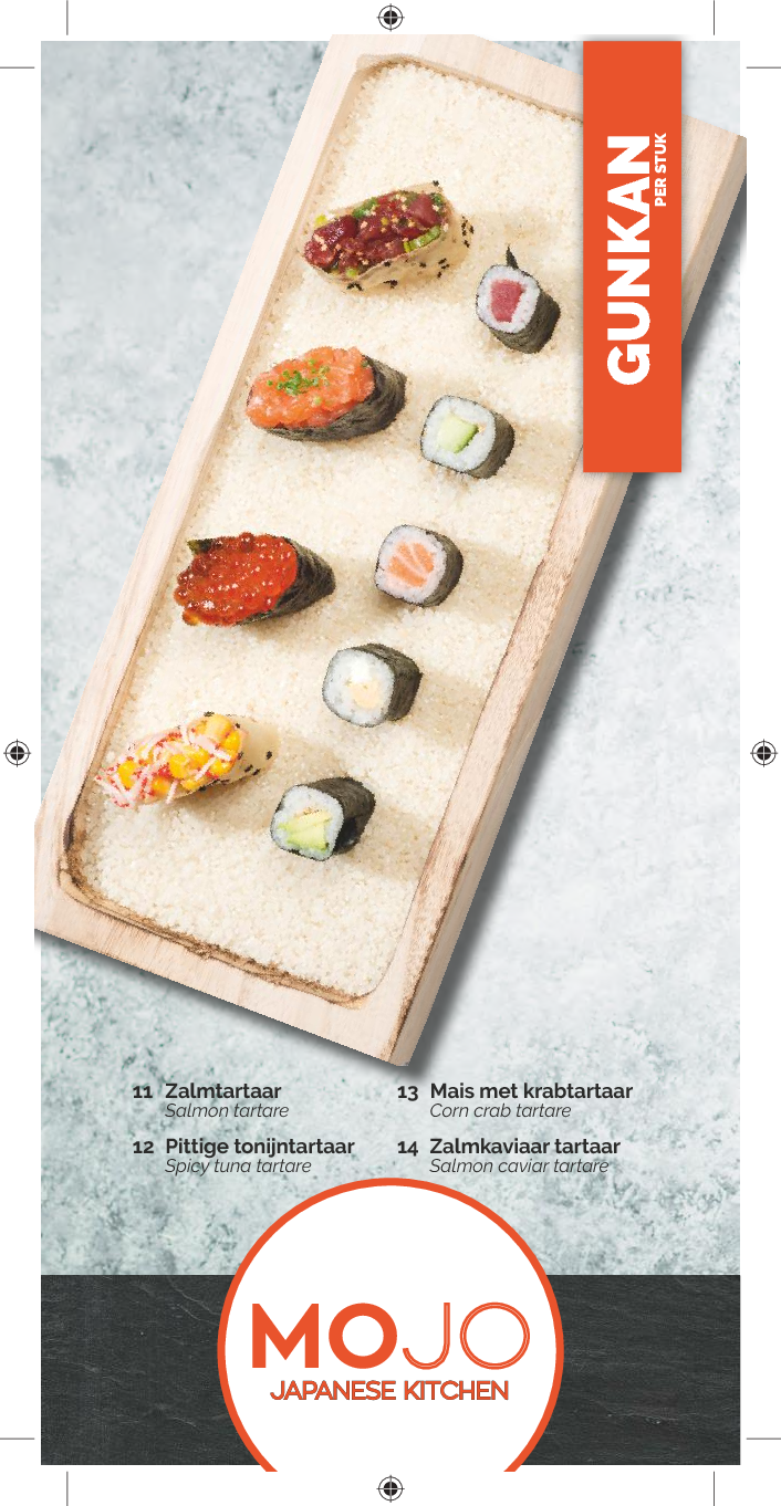 Menukaart - MOJO, Helmond - Eet.nu