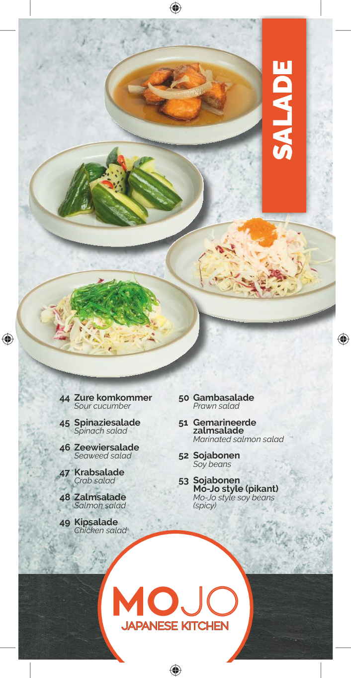 Menukaart - MOJO, Helmond - Eet.nu