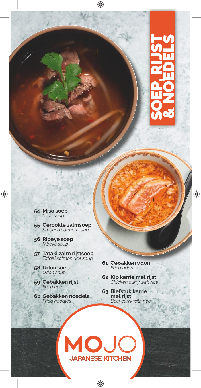 Menukaart - MOJO, Helmond - Eet.nu