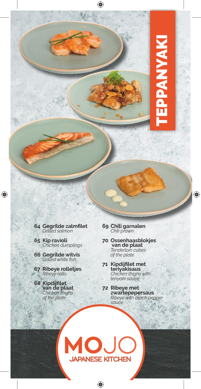 Menukaart - MOJO, Helmond - Eet.nu