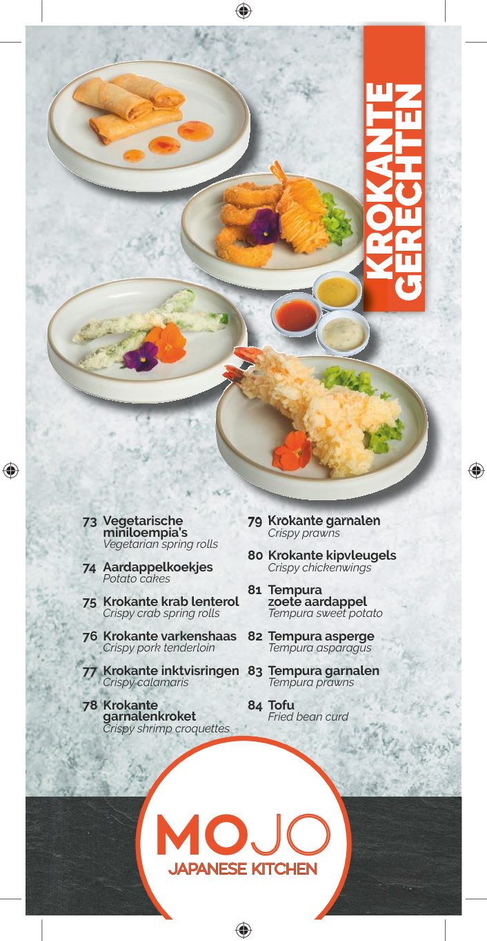 Menukaart - MOJO, Helmond - Eet.nu