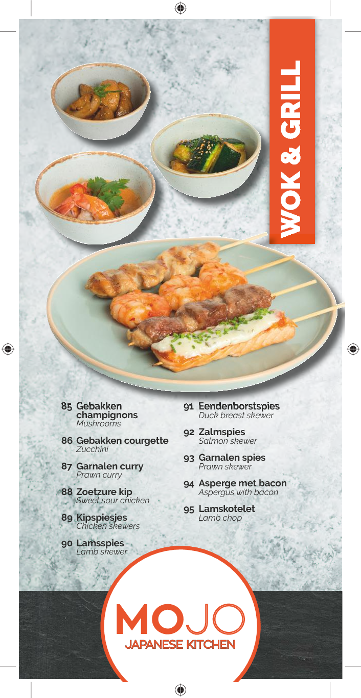 Menukaart - MOJO, Helmond - Eet.nu