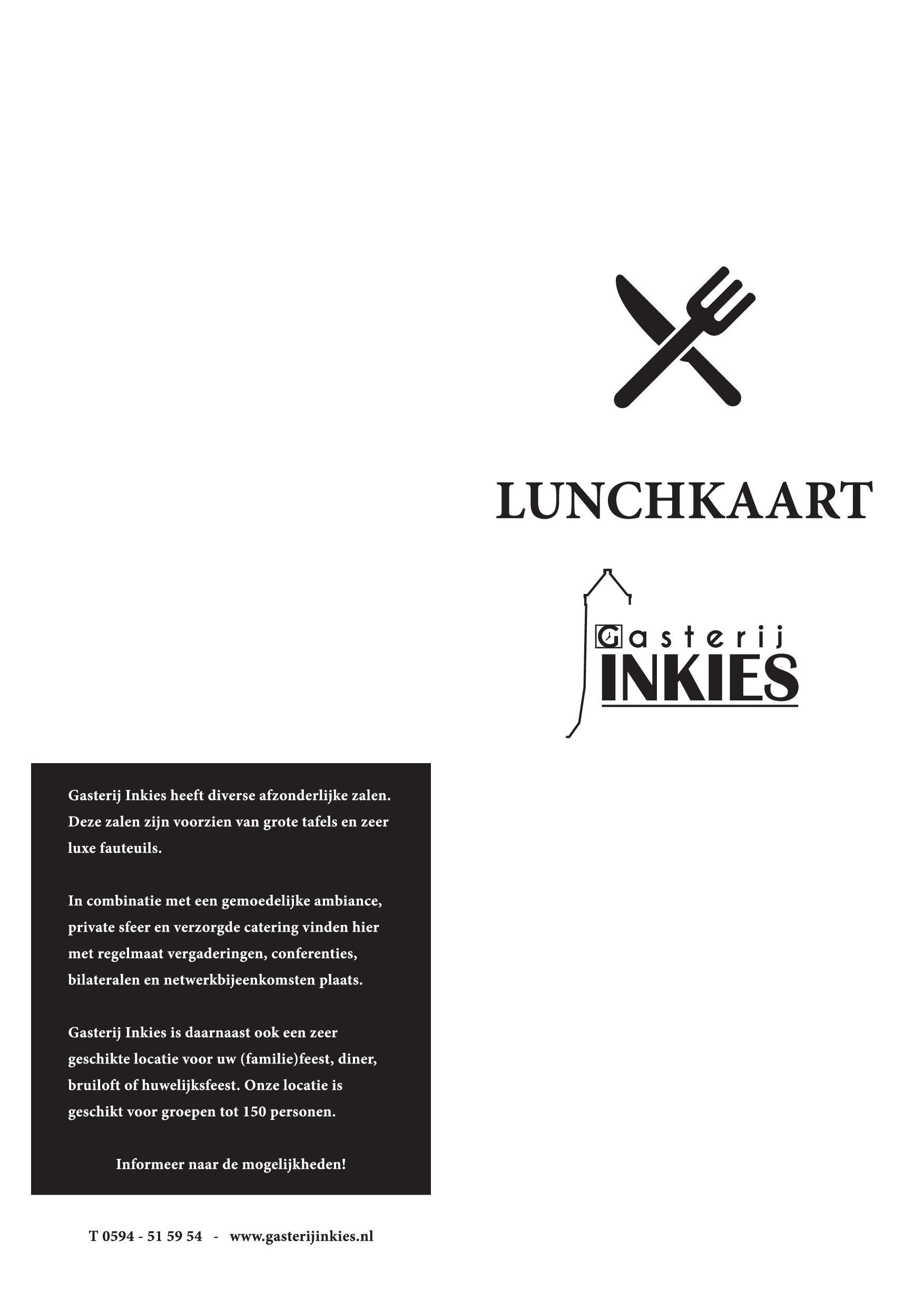 Lunchkaart - Gasterij Inkies, Midwolde - Eet.nu