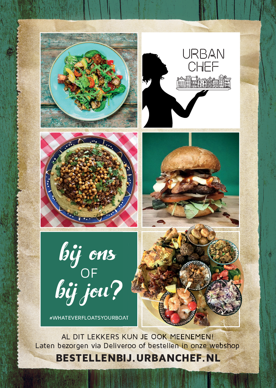 Menukaart diner - Urban Chef, Arnhem - Eet.nu