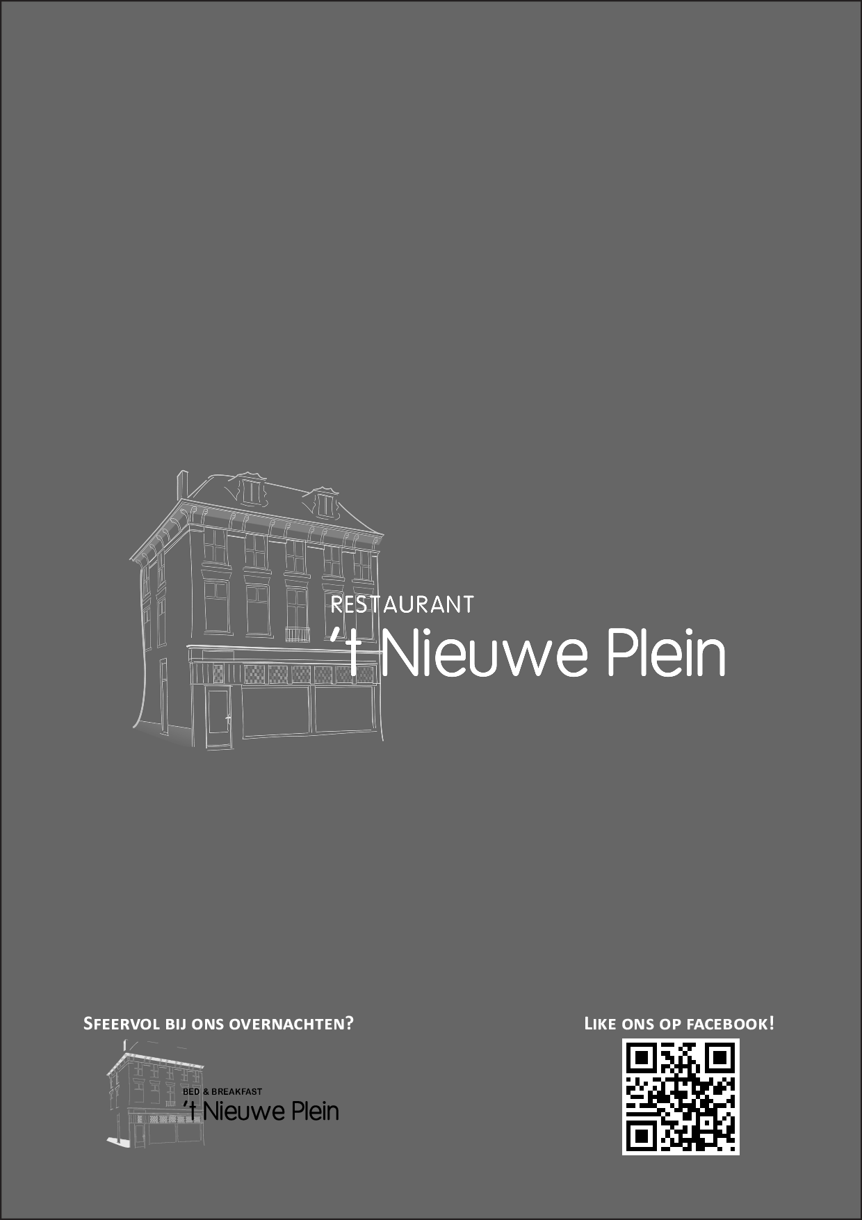Menukaart 't Nieuwe Plein - 't Nieuwe Plein, Arnhem - Eet.nu