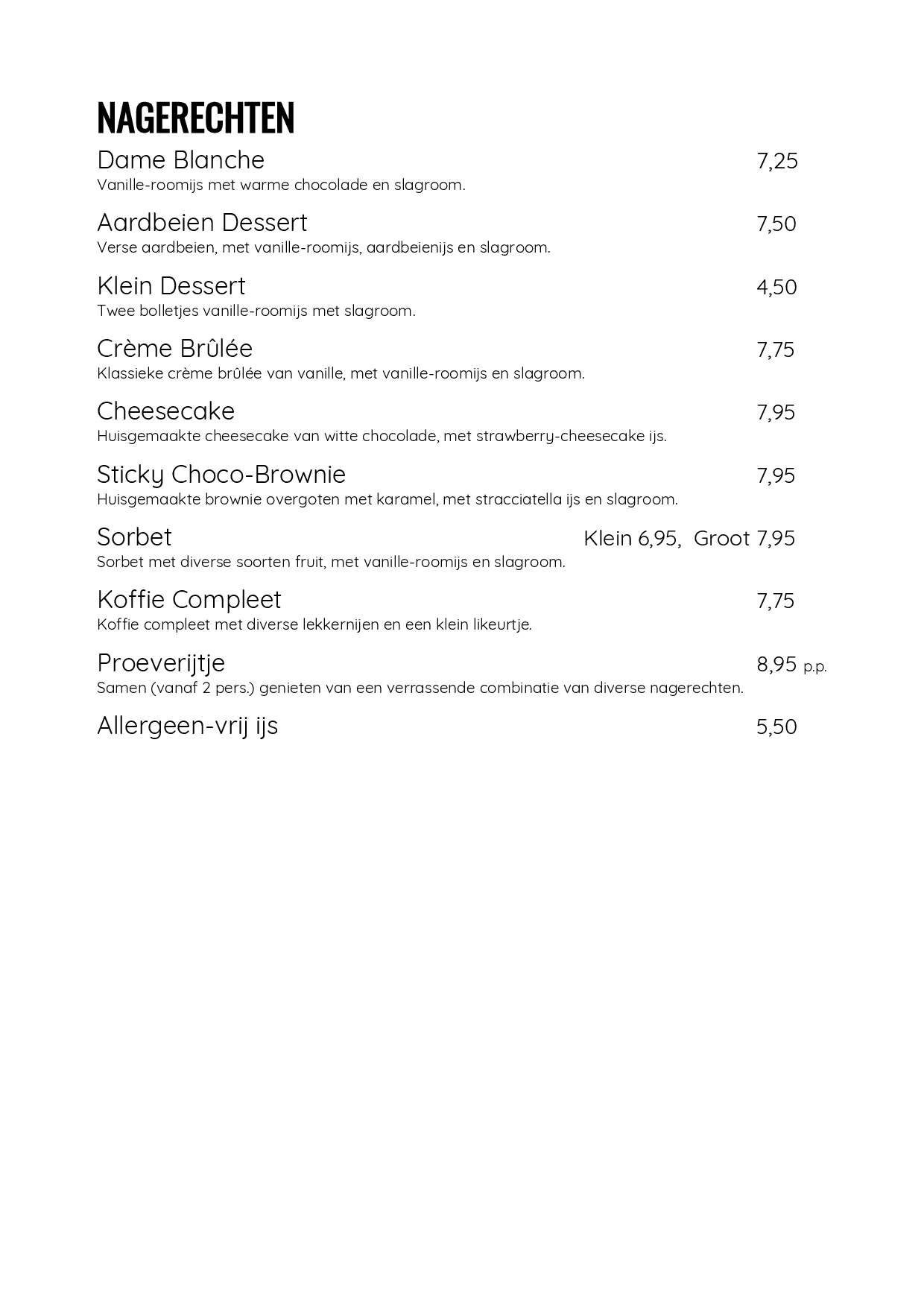 Kaart Mei 2020 - De Drie Turven, Drachten - Eet.nu